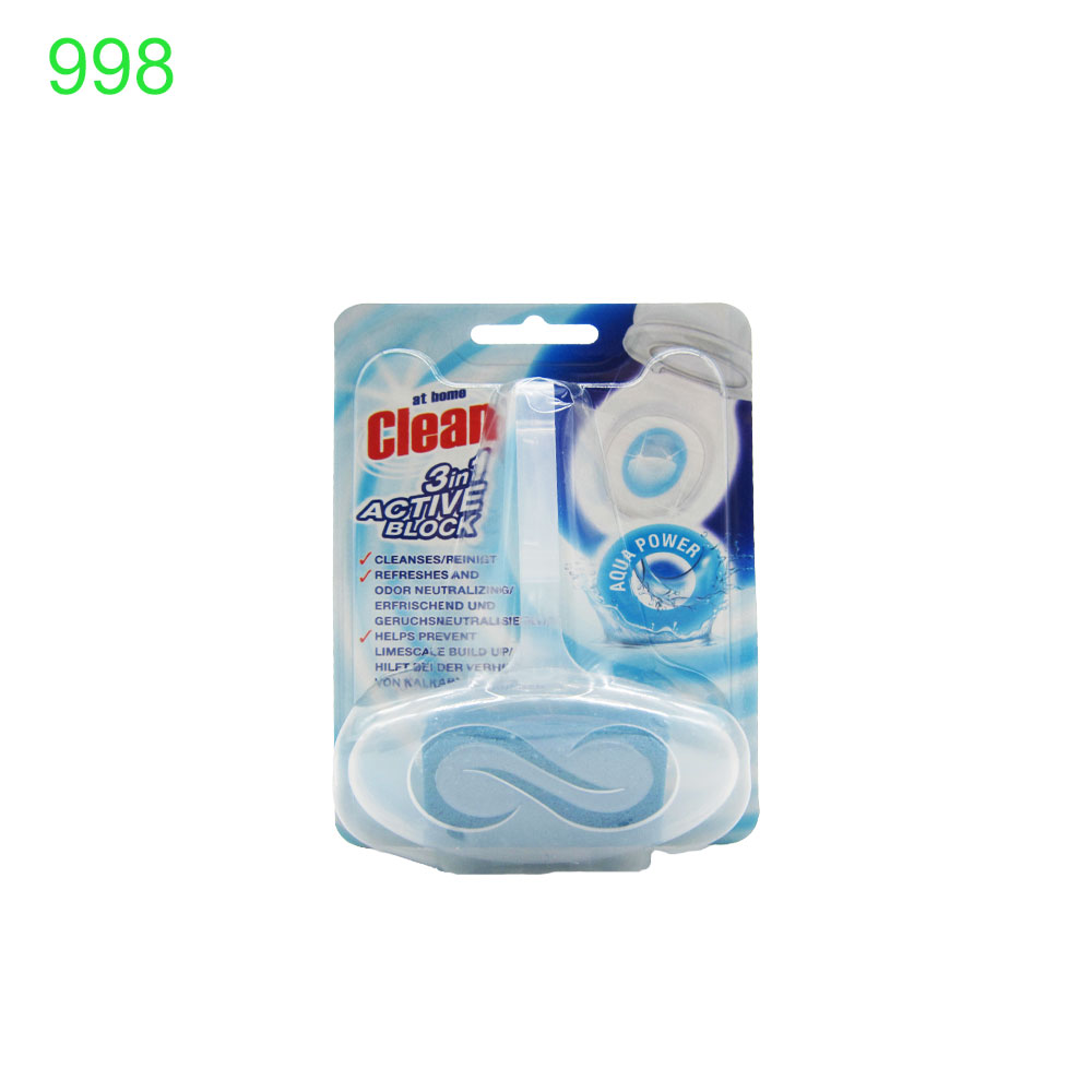 Ароматизатор за тоалетна At Home Clean 3 в 1 кошница блокче 40 гр - VSI4KO BG