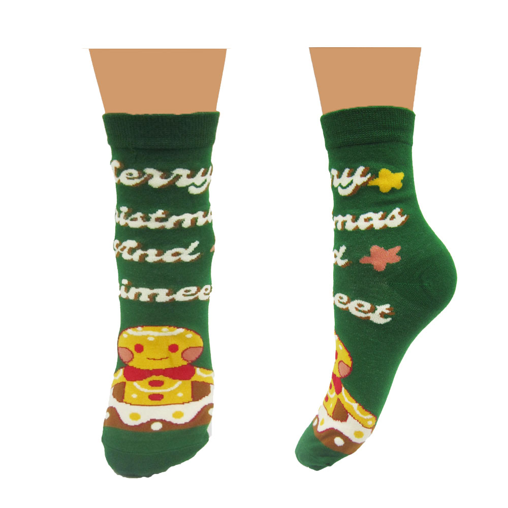 Чорап дамски Leonfit Коледа 100% памук 36-41 10бр 1.20лв/бр - VSI4KO BG