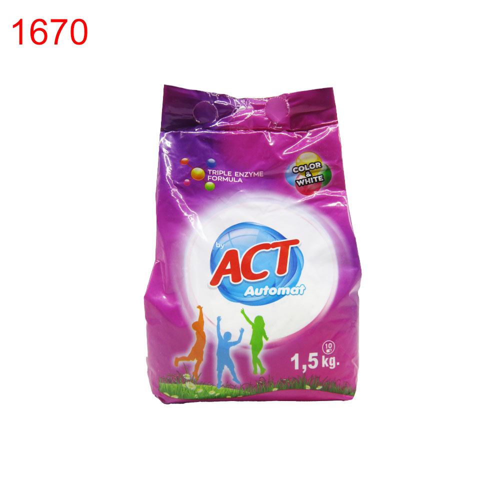 Прах за пране ACT Automat Universal Универсален 1.5кг !!!!! ПРИ НАД 10 ...