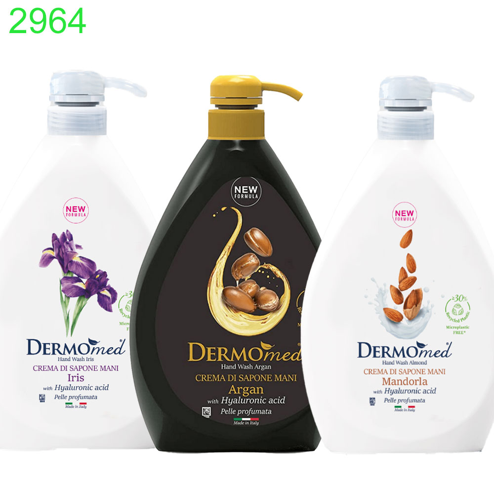 Италиански течен крем сапун Dermomed с помпа 1л !!! ПРИ НАД 6 БРОЯ ...